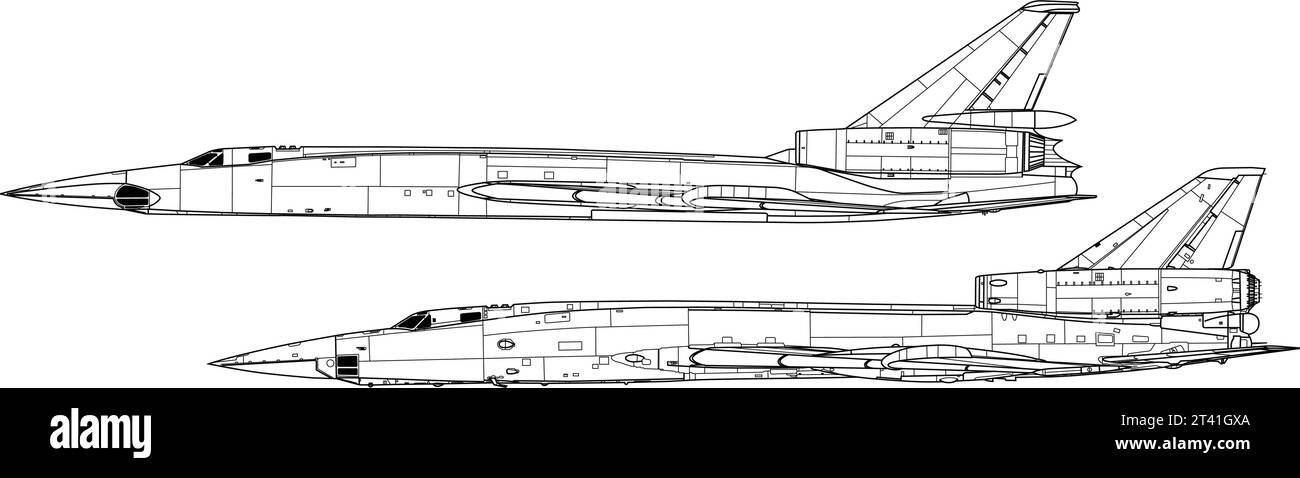 Tupolev tu 22 Stock Vector Images - Alamy