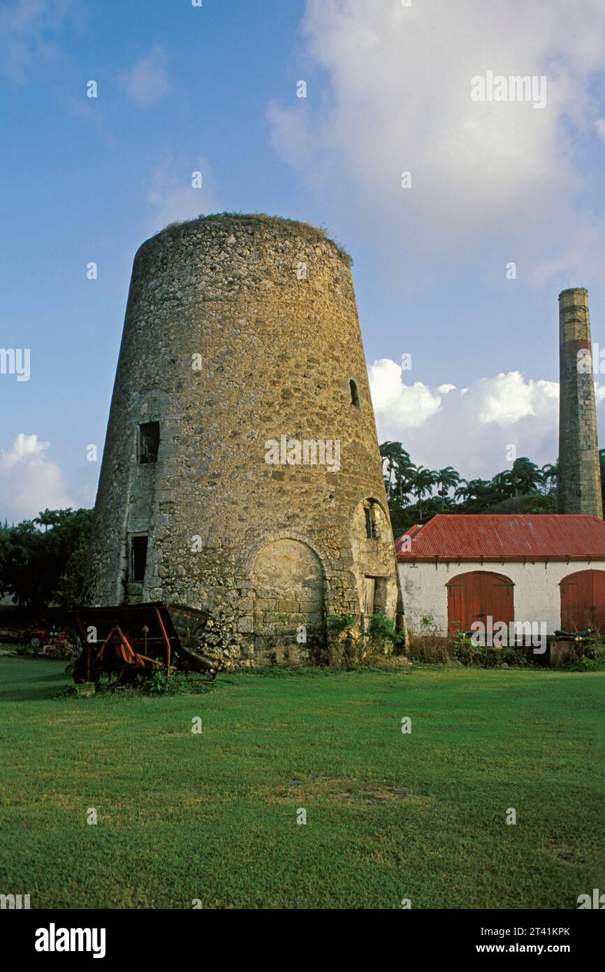 Barbados, St. Peter, Sugar Mill, St. Nicholas Abbey Stock Photo - Alamy