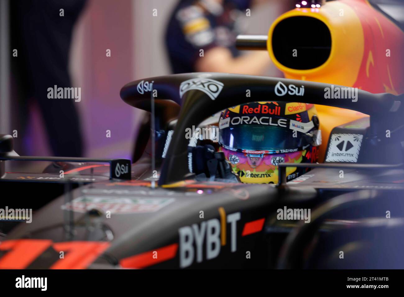Mexico City, Mexico City, Mexico. 27th Oct, 2023. Red Bull Racing driver Sergio ''Checo'' Perez ...