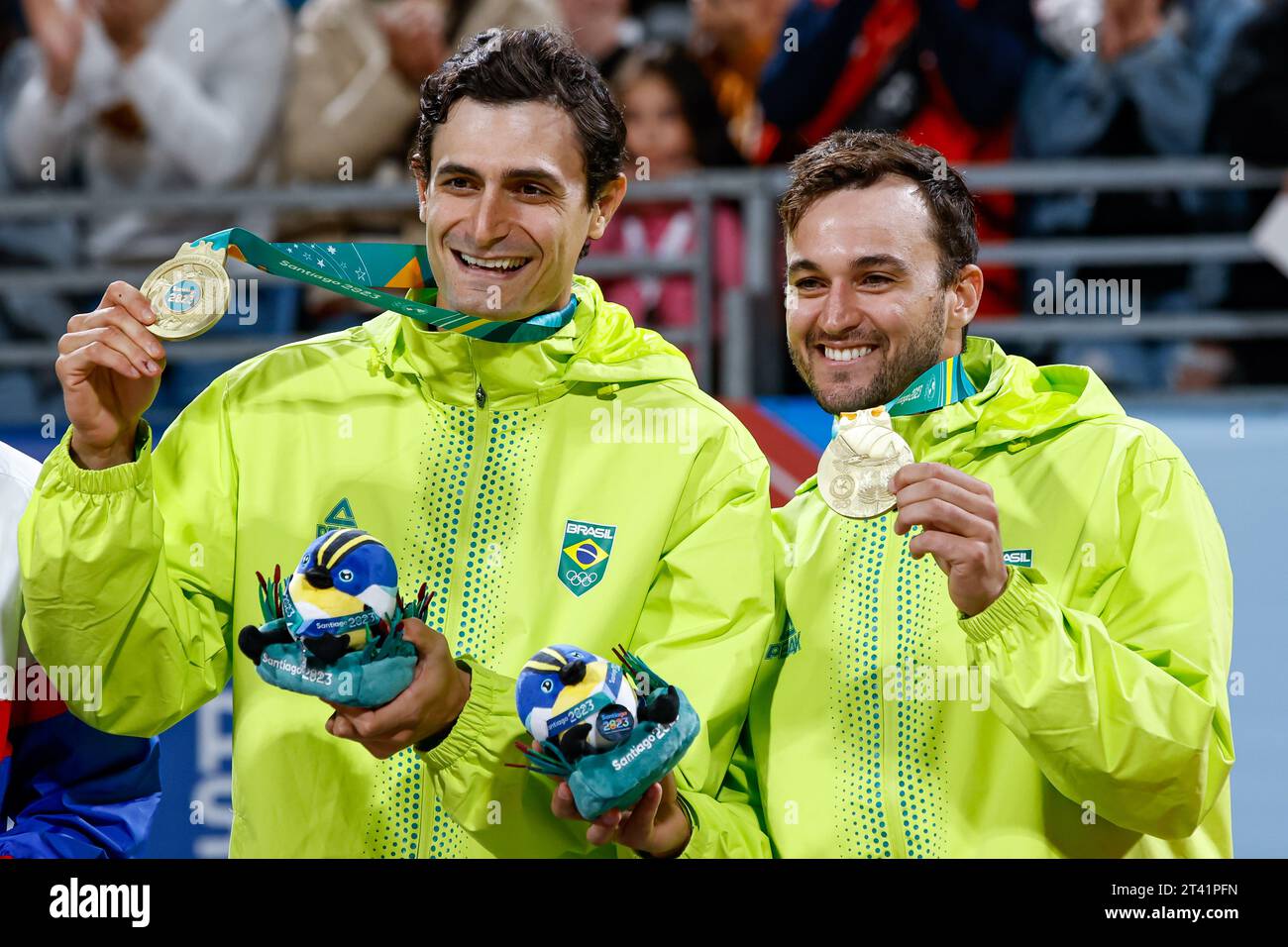 Santiago, Chile. 27th Oct, 2023. Brazilians LOYOLA STEIN Andre and ...