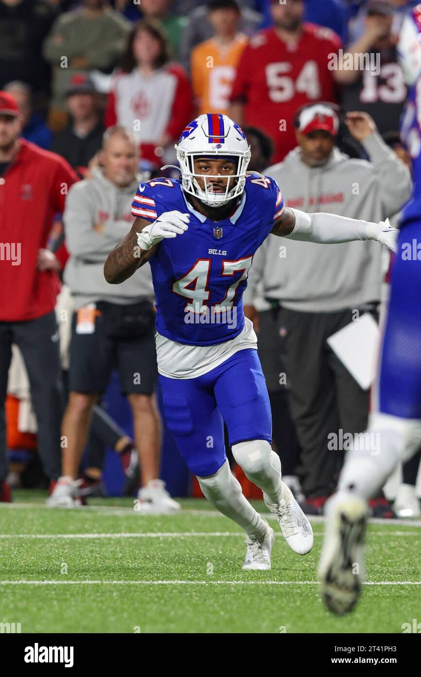 Buffalo Bills cornerback Christian Benford (47) in action during an NFL ...