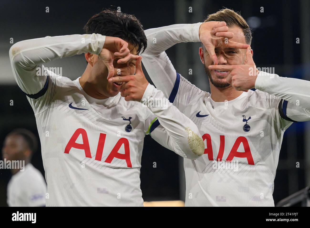 Heung min son james maddison hi-res stock photography and images - Alamy