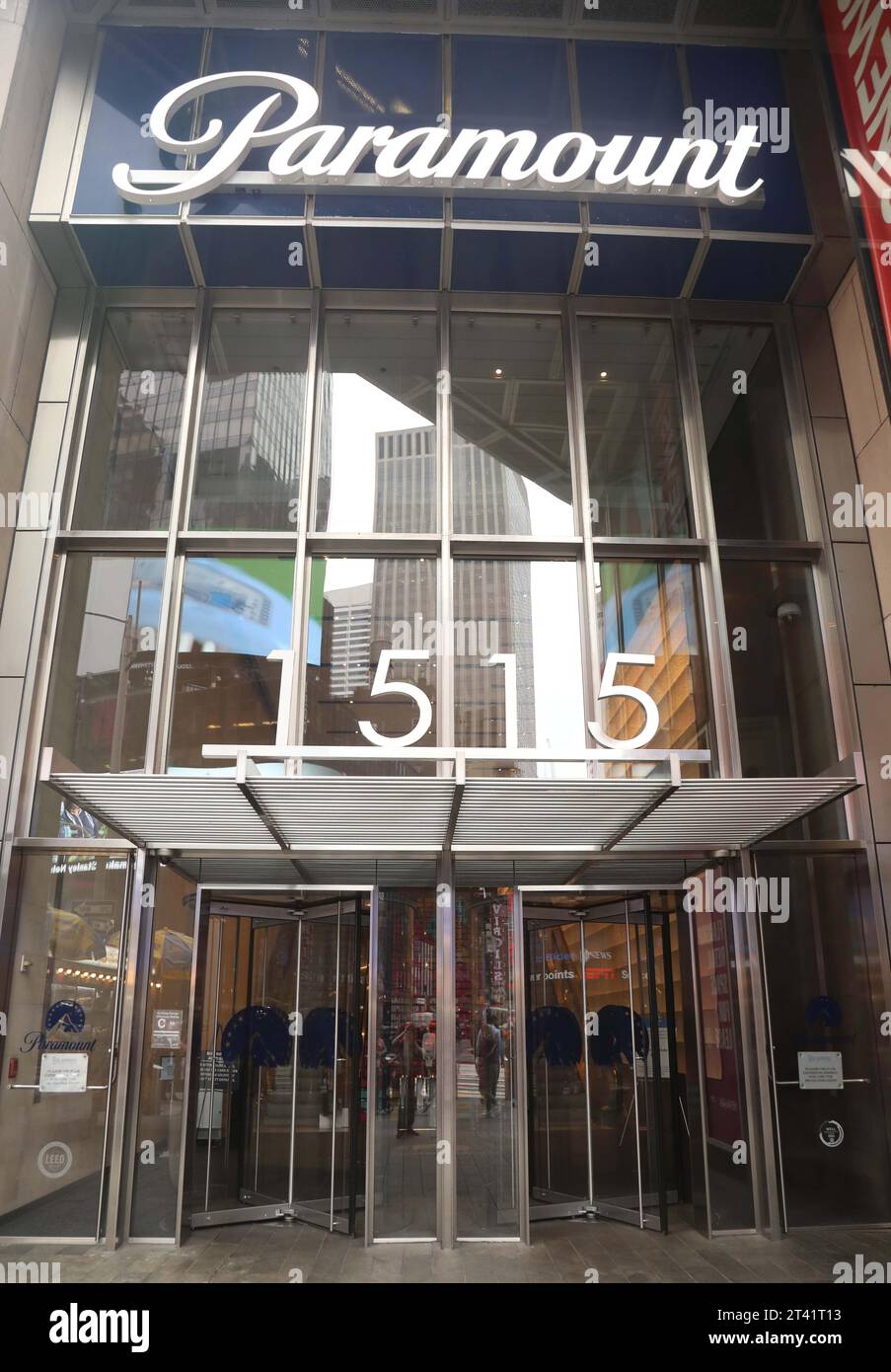 New York, New York, USA. 27th Oct, 2023. An exterior view of the ...