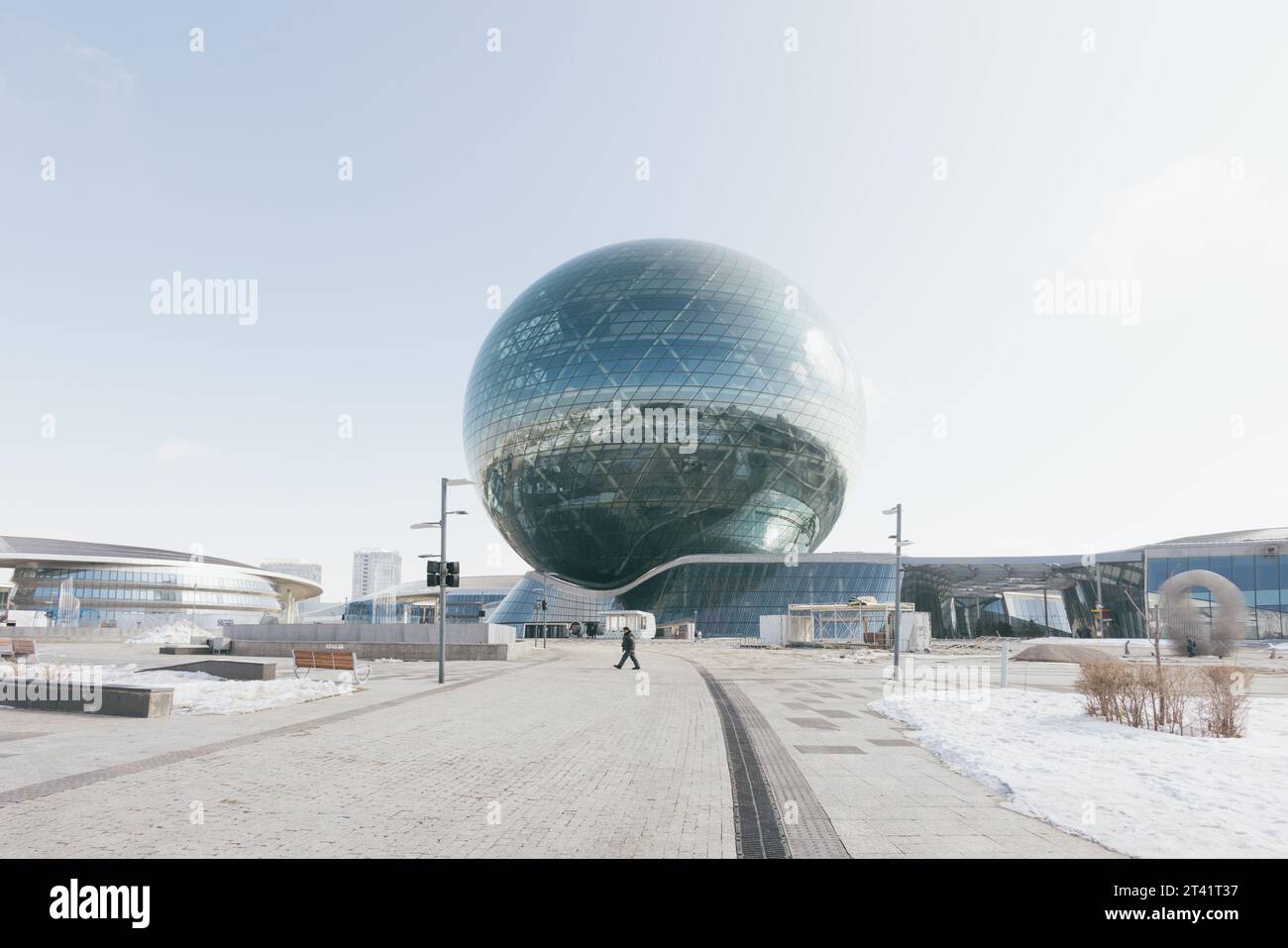 Nur Alem. Pavilion-sphere in Nur-Sultan (Astana) Expo 2017 Stock Photo ...