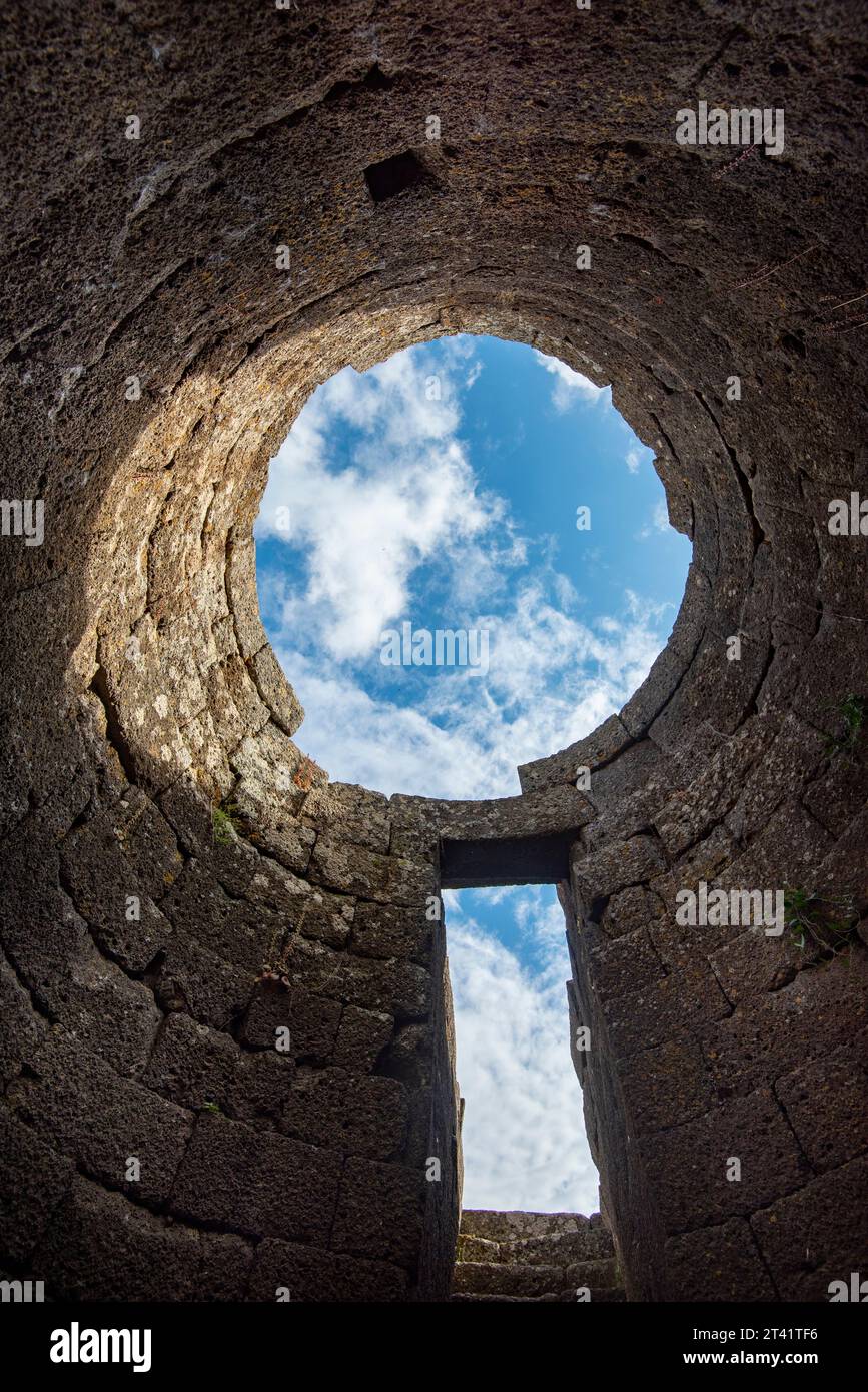 Sacred Well of Nuragic Sanctuary of Santa Vittoria - Sardinia - Italy ...