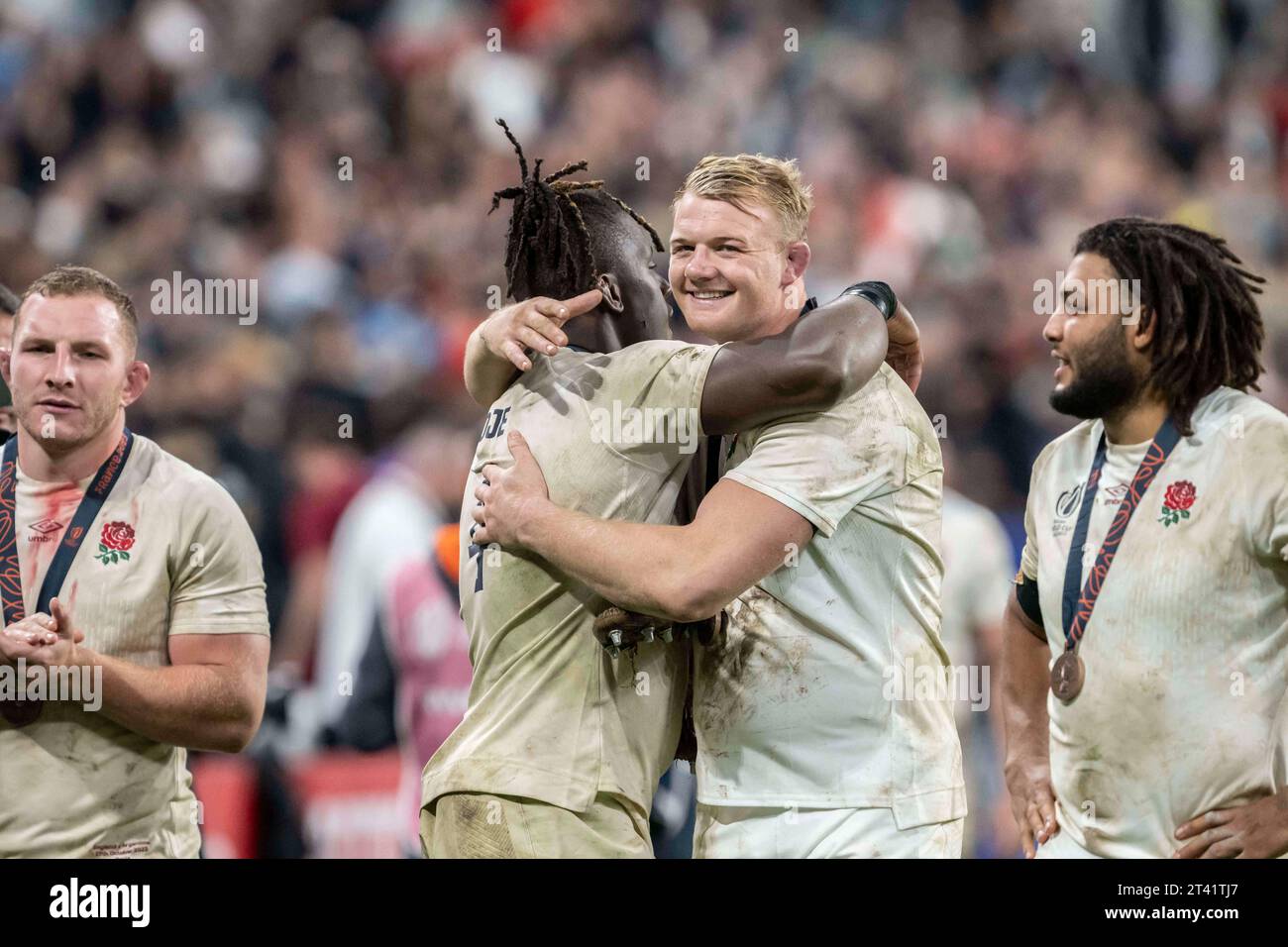 David Ribbans during the France 2023 Rugby World Cup third-place match ...