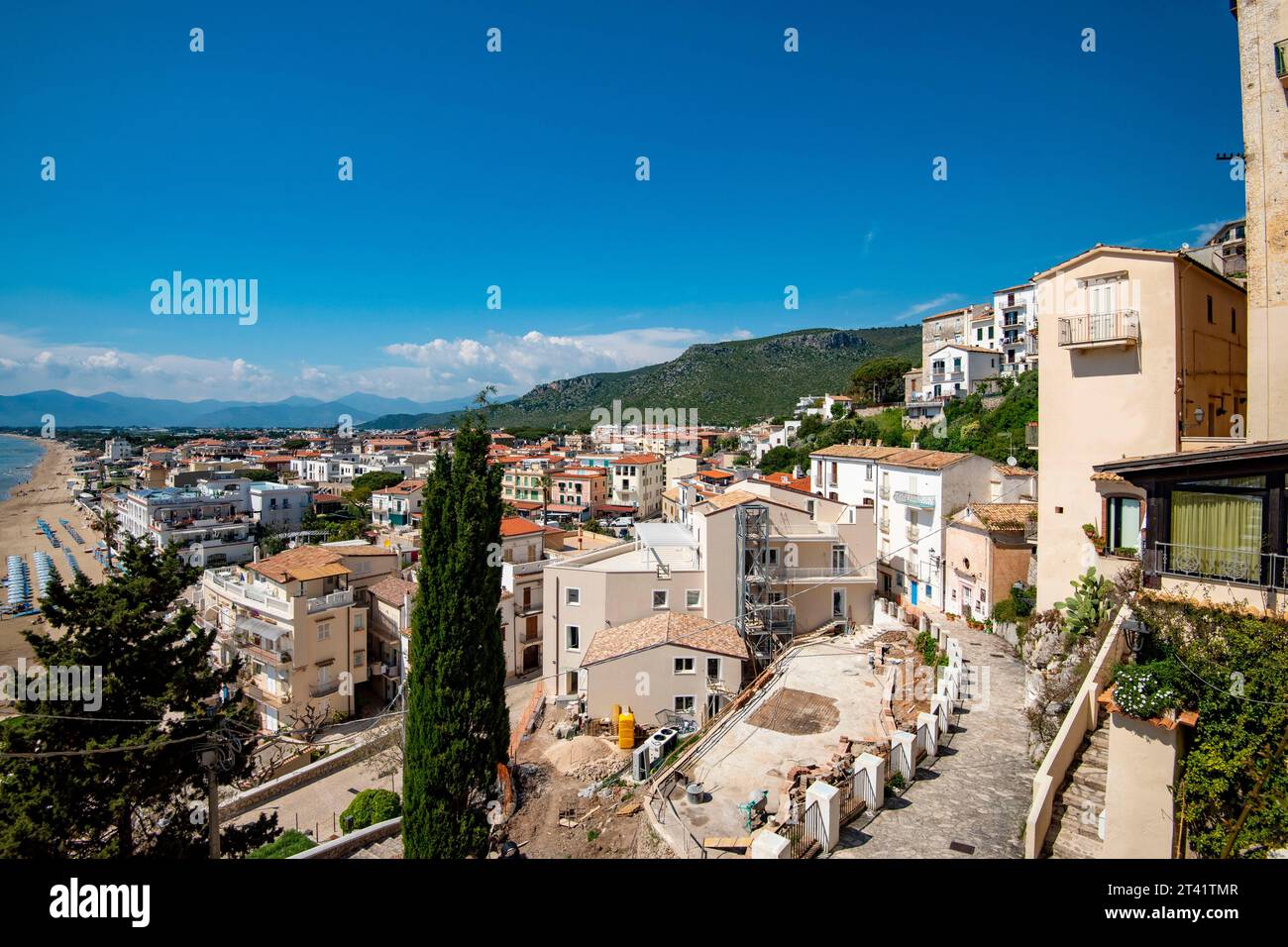 Town of Sperlonga - Italy Stock Photo - Alamy