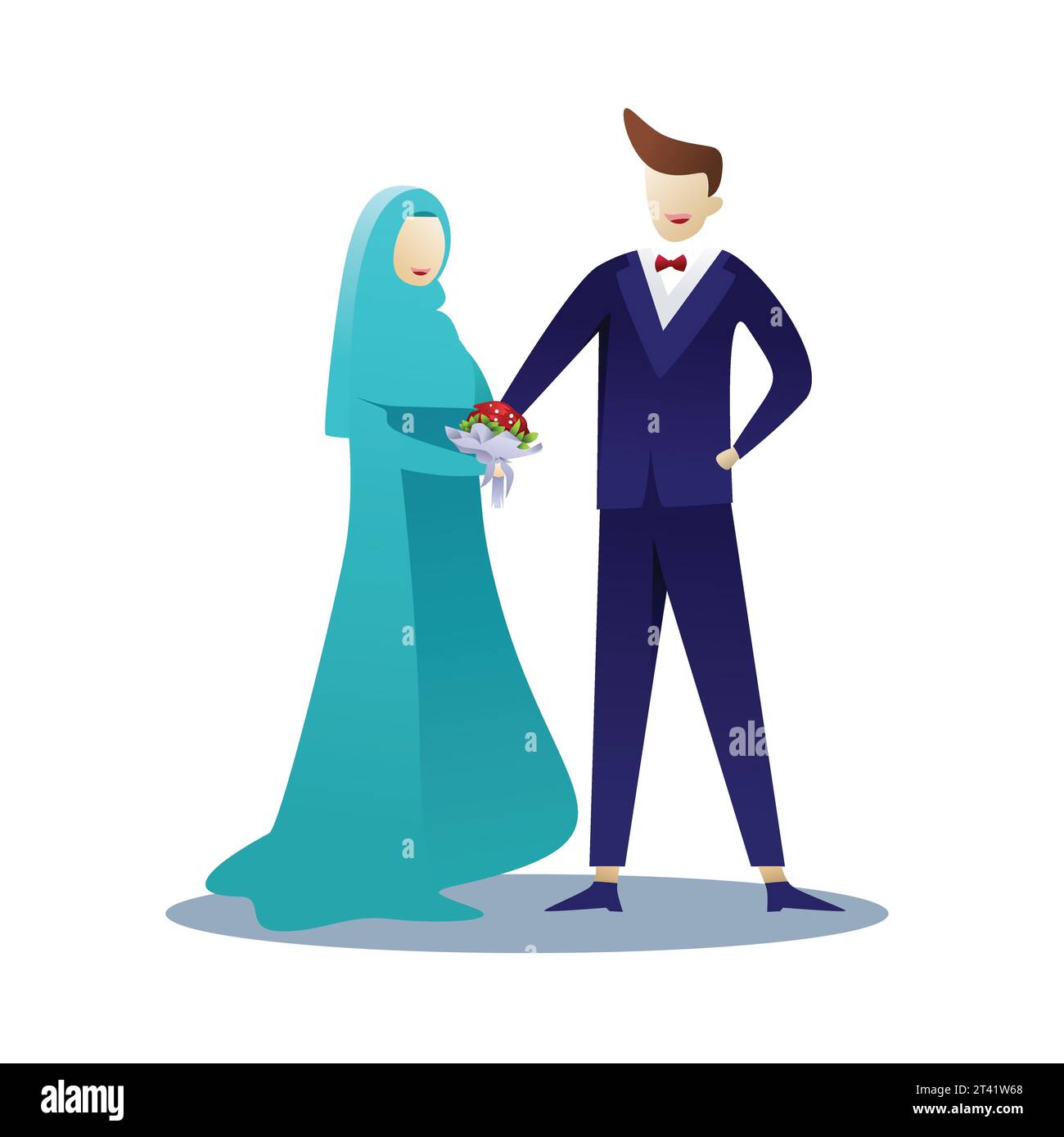 Arab marriage Stock Vector Images - Alamy
