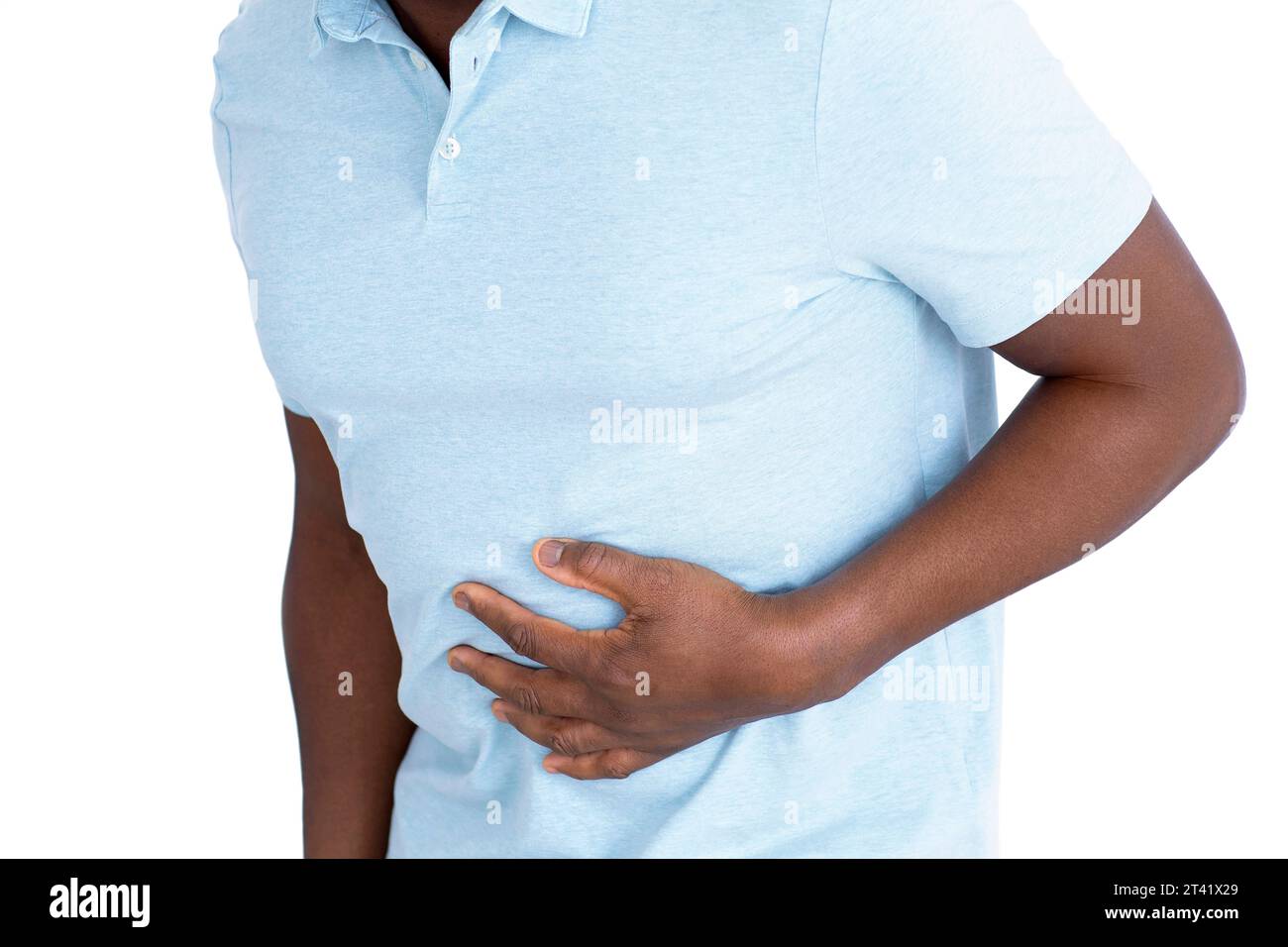 Man with abdominal pain Stock Photo - Alamy