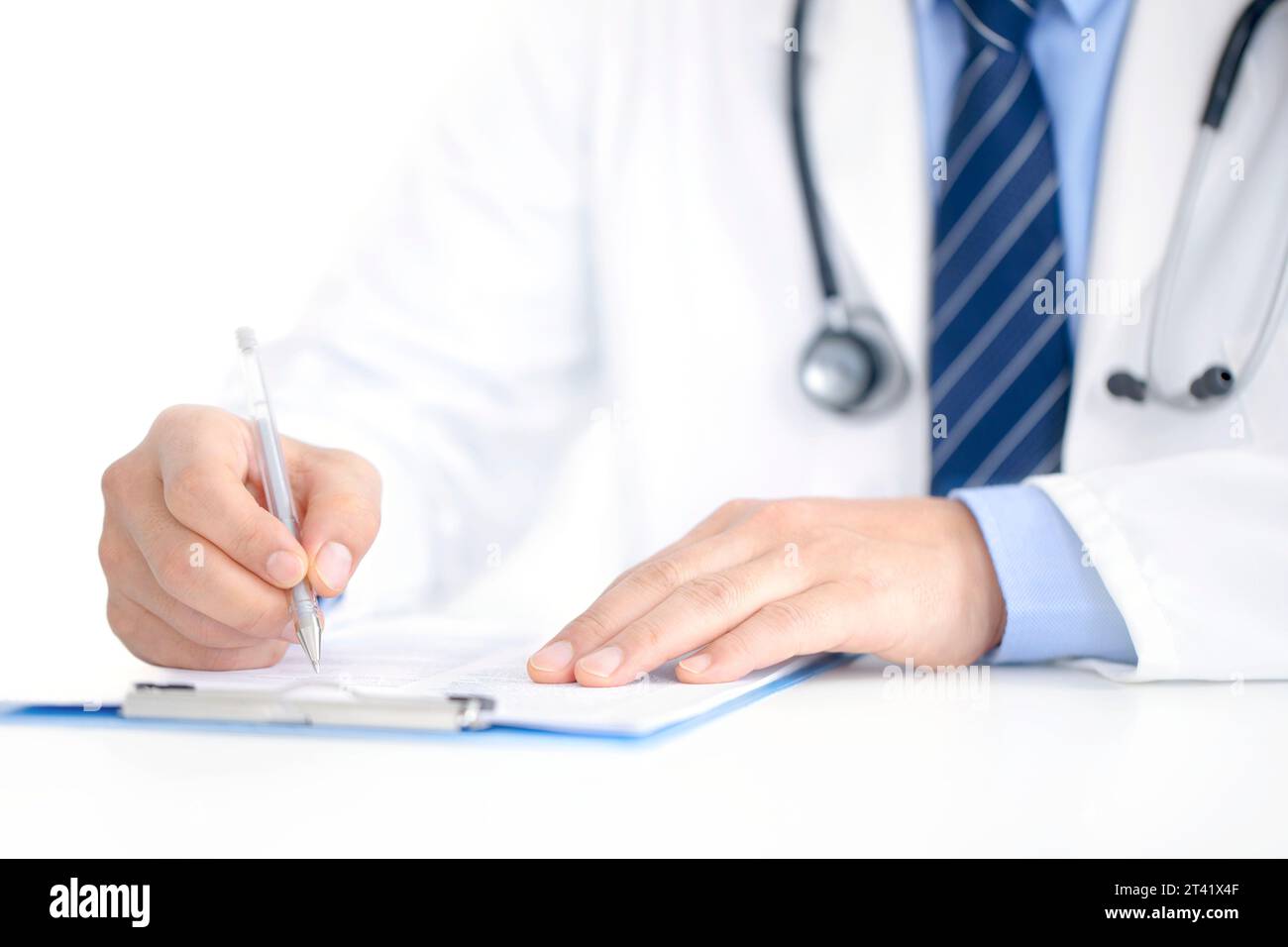 Medical records doctor writing on hi-res stock photography and images ...