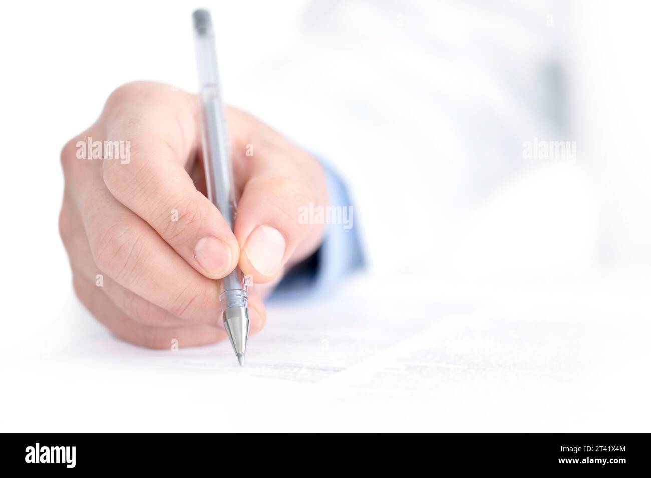 Doctor taking notes Stock Photo - Alamy