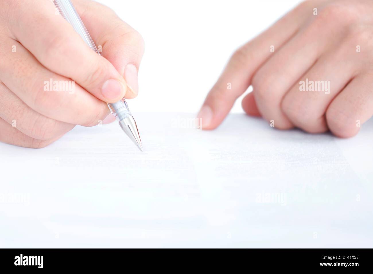 Male hands writing notes hi-res stock photography and images - Alamy