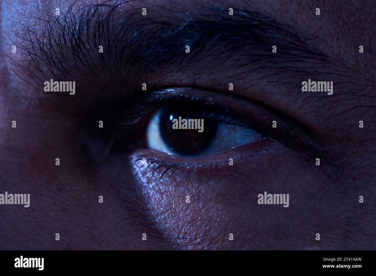 Eye close up man hi-res stock photography and images - Alamy