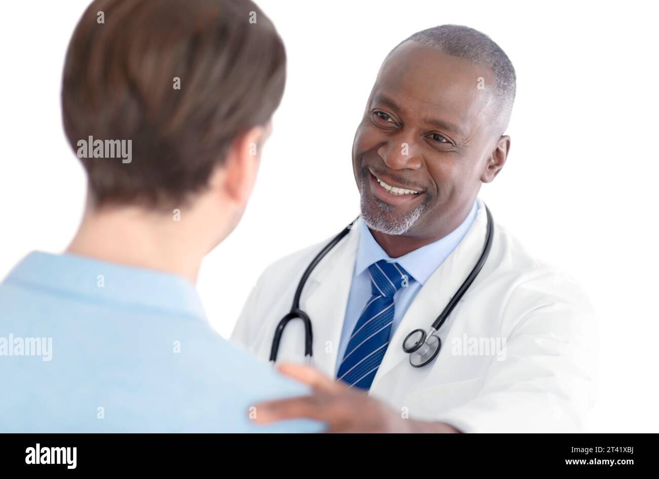 Black male patient doctor hi-res stock photography and images - Alamy