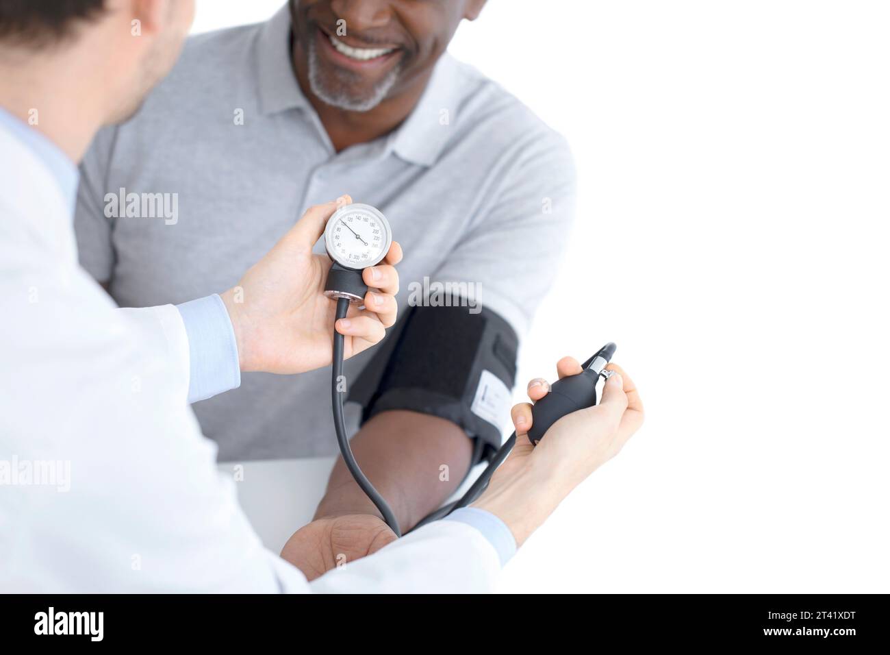 Checking blood pressure Stock Photo - Alamy