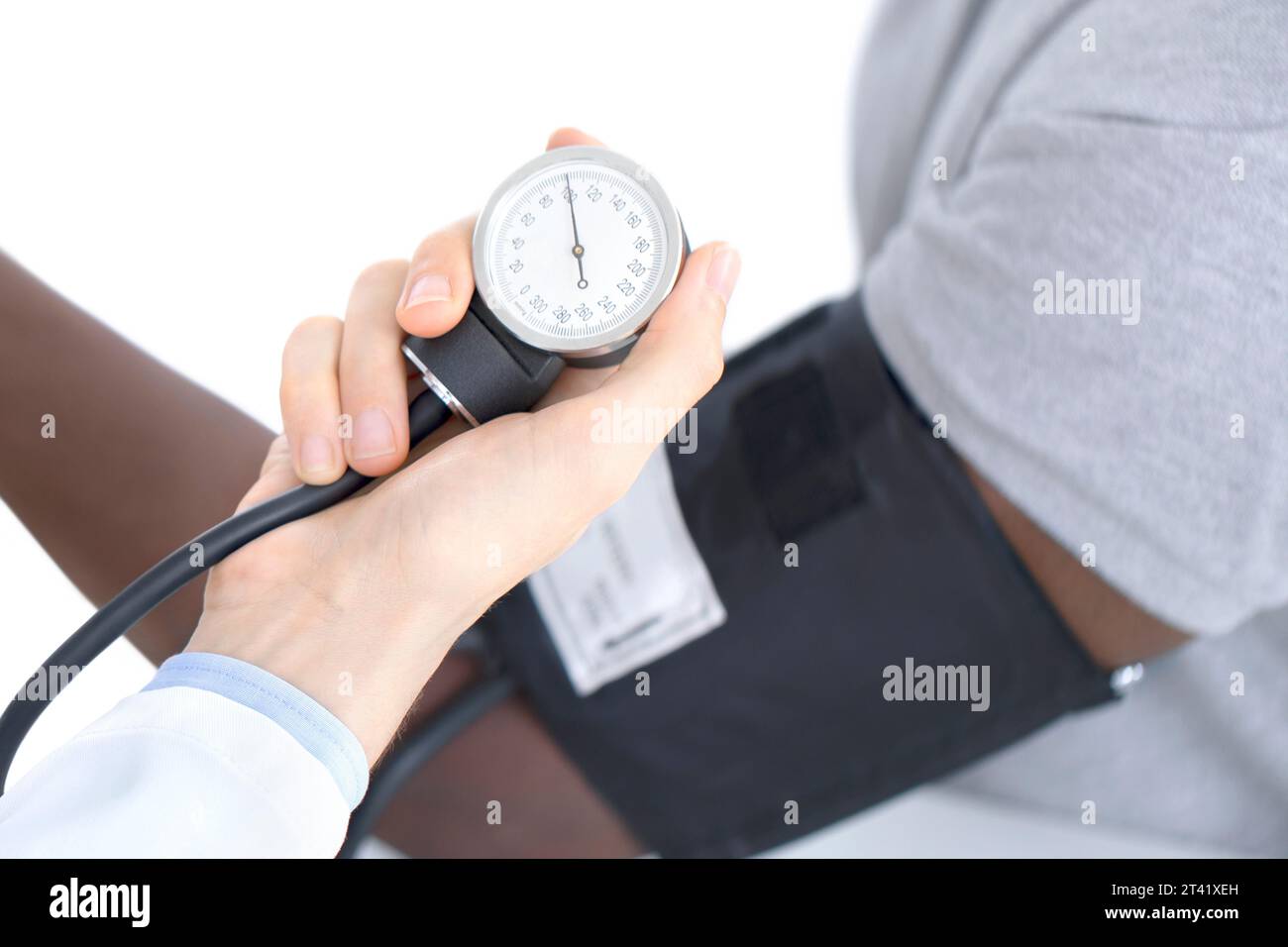 Checking blood pressure Stock Photo - Alamy