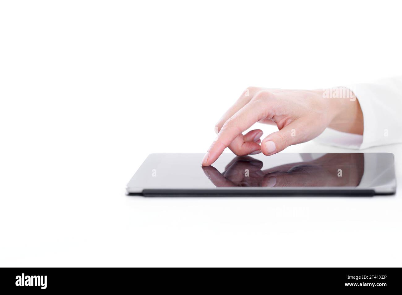 Digital female technology woman hi-res stock photography and images - Alamy