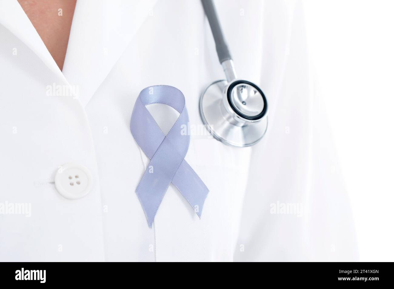 Cancer awareness ribbon Stock Photo - Alamy