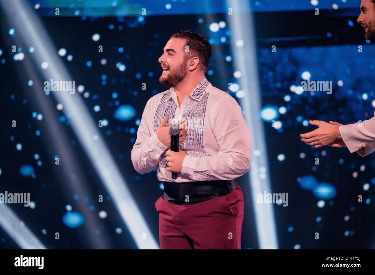 Stockholm, Sweden. 27th Oct, 2023. Stockholm, NEP Studios, Sweden, 10 27 2023, Iodl Fridays ...