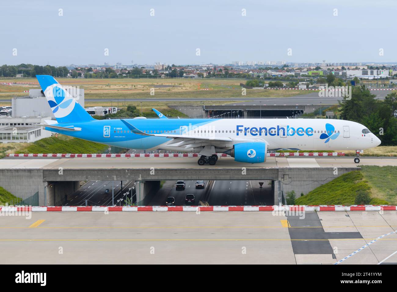 French Bee Airbus A350 aircraft at Paris Orly Airport. Airplane A350 ...