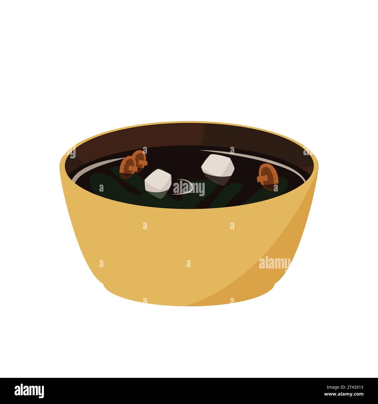 Japanese food miso soup asian meal Royalty Free Vector Image Stock ...