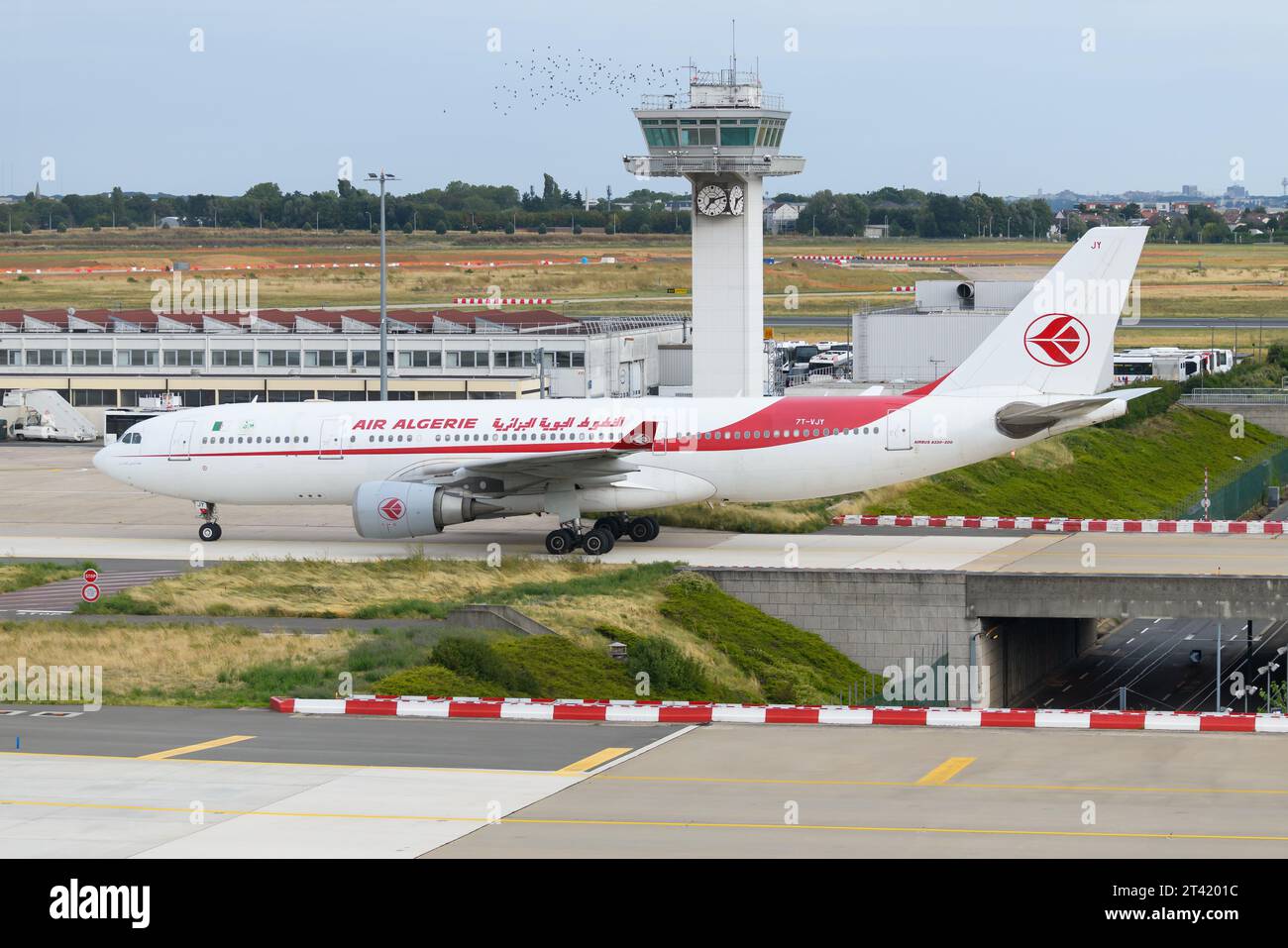 Air Algérie Airbus A330-200 airplane taxiing at Orly Airport. Airplane ...