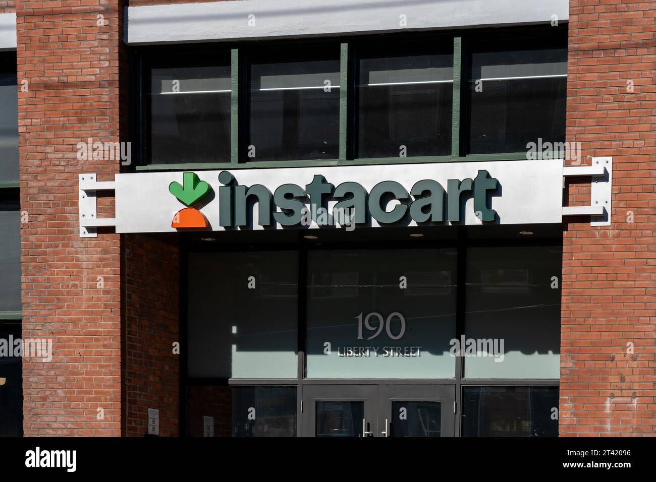 Instacart Canada head office in Liberty Village, Toronto, Canada Stock ...