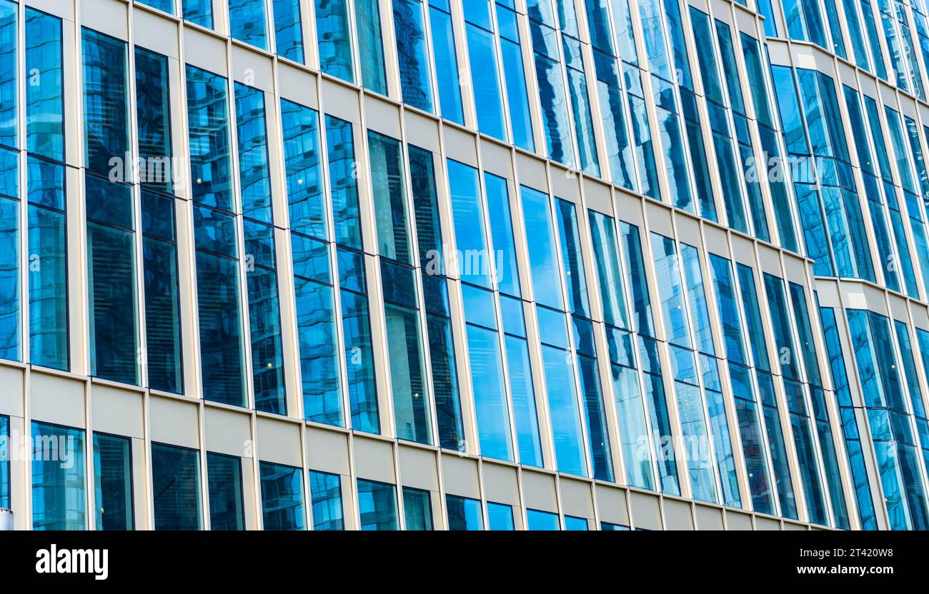 architectural perspective. exterior facade backdrop. background of ...