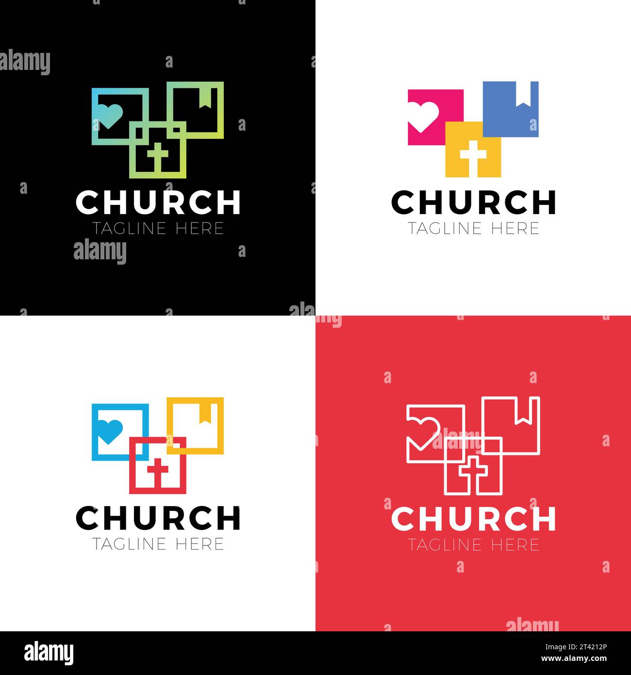 Christ church college emblem Stock Vector Images - Alamy