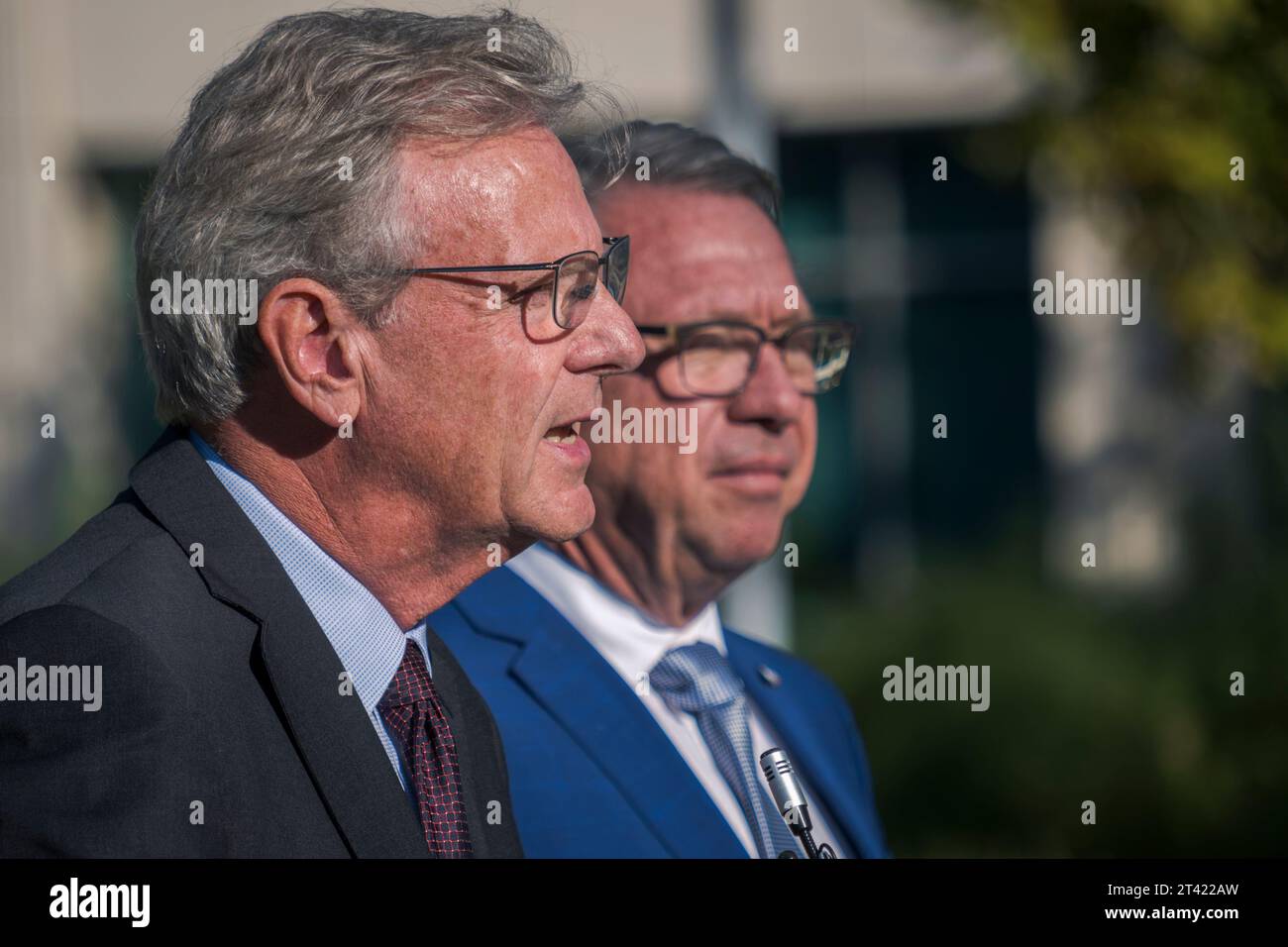 San Diego County Supervisor Jim Desmond, El Cajon Mayor Bill Wells ...