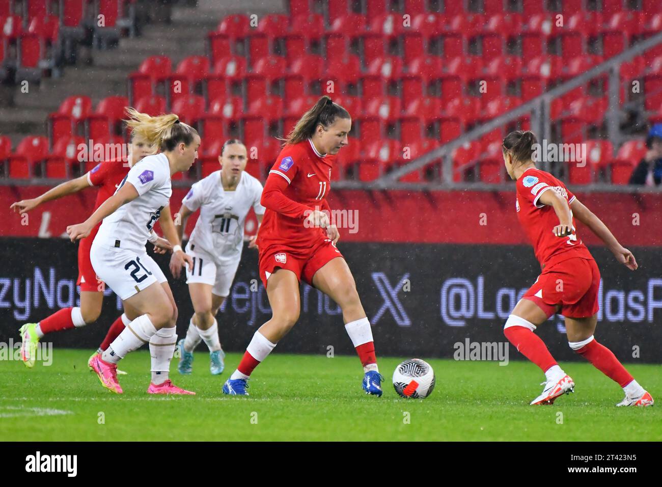 Tychy, Poland. 27th Oct, 2023. Tanja Pawollek of Poland during the ...