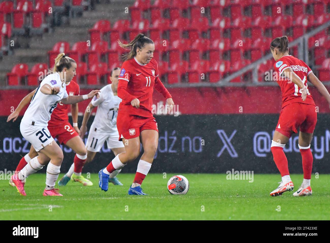 Tychy, Poland. 27th Oct, 2023. Tanja Pawollek of Poland during the ...
