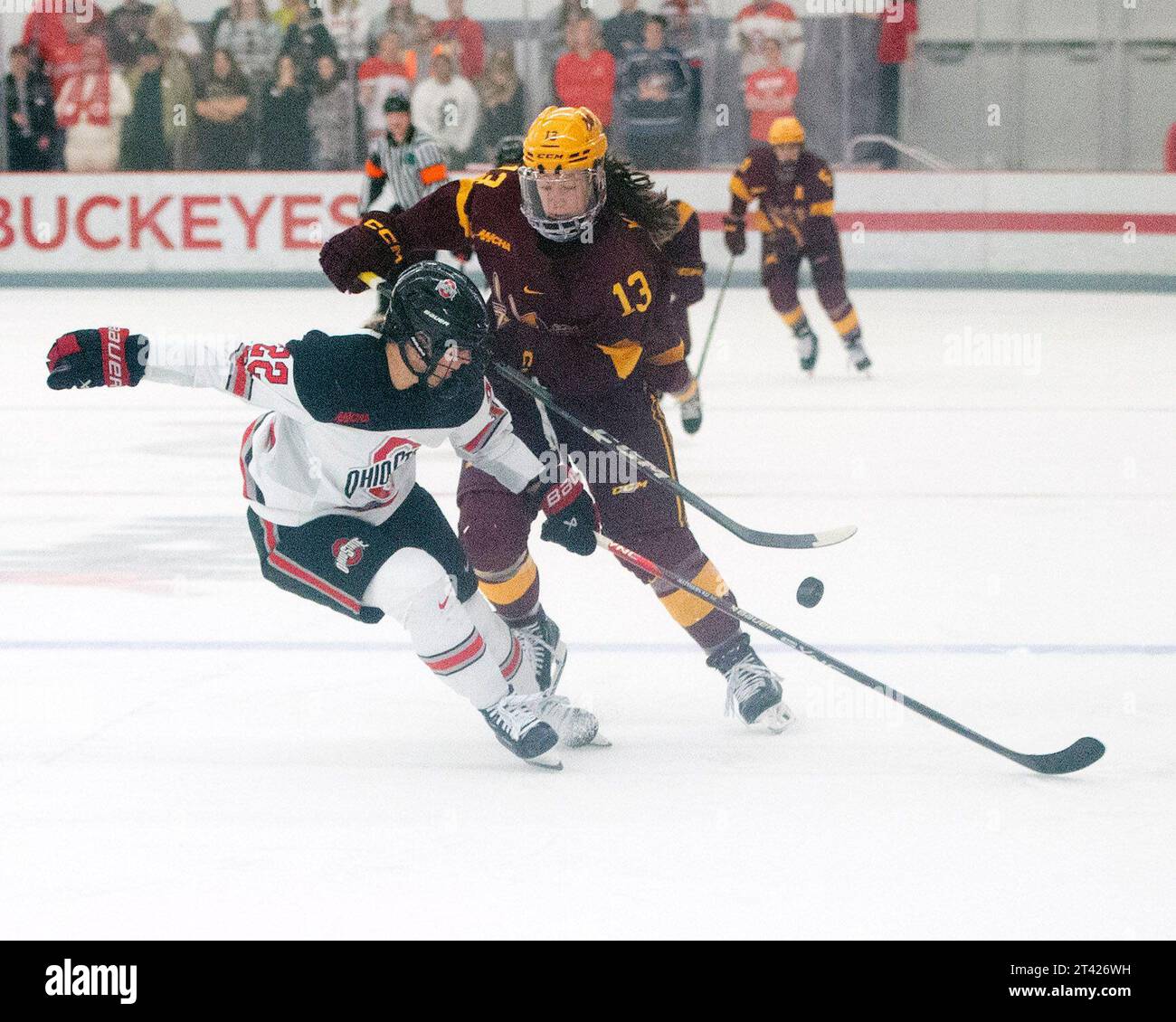 Columbus, Ohio, USA. 27th Oct, 2023. Ohio State Buckeyes forward Sloane ...