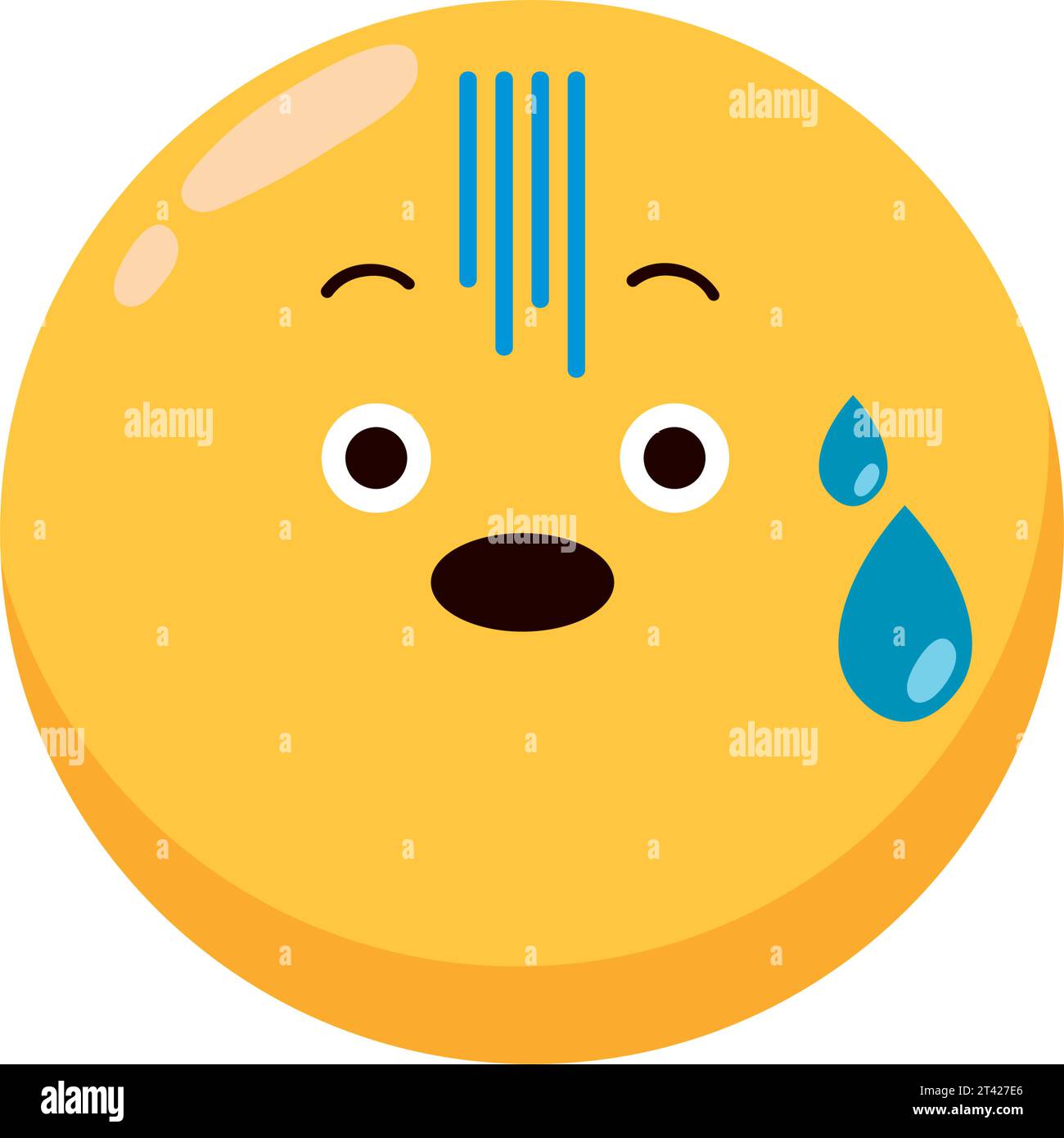 emoticon face worried Stock Vector Image & Art - Alamy