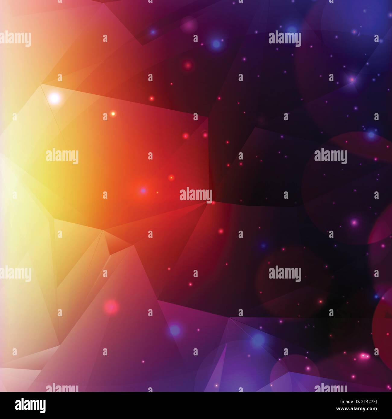 Colorful cosmic background with light shining Vector Image Stock Vector ...