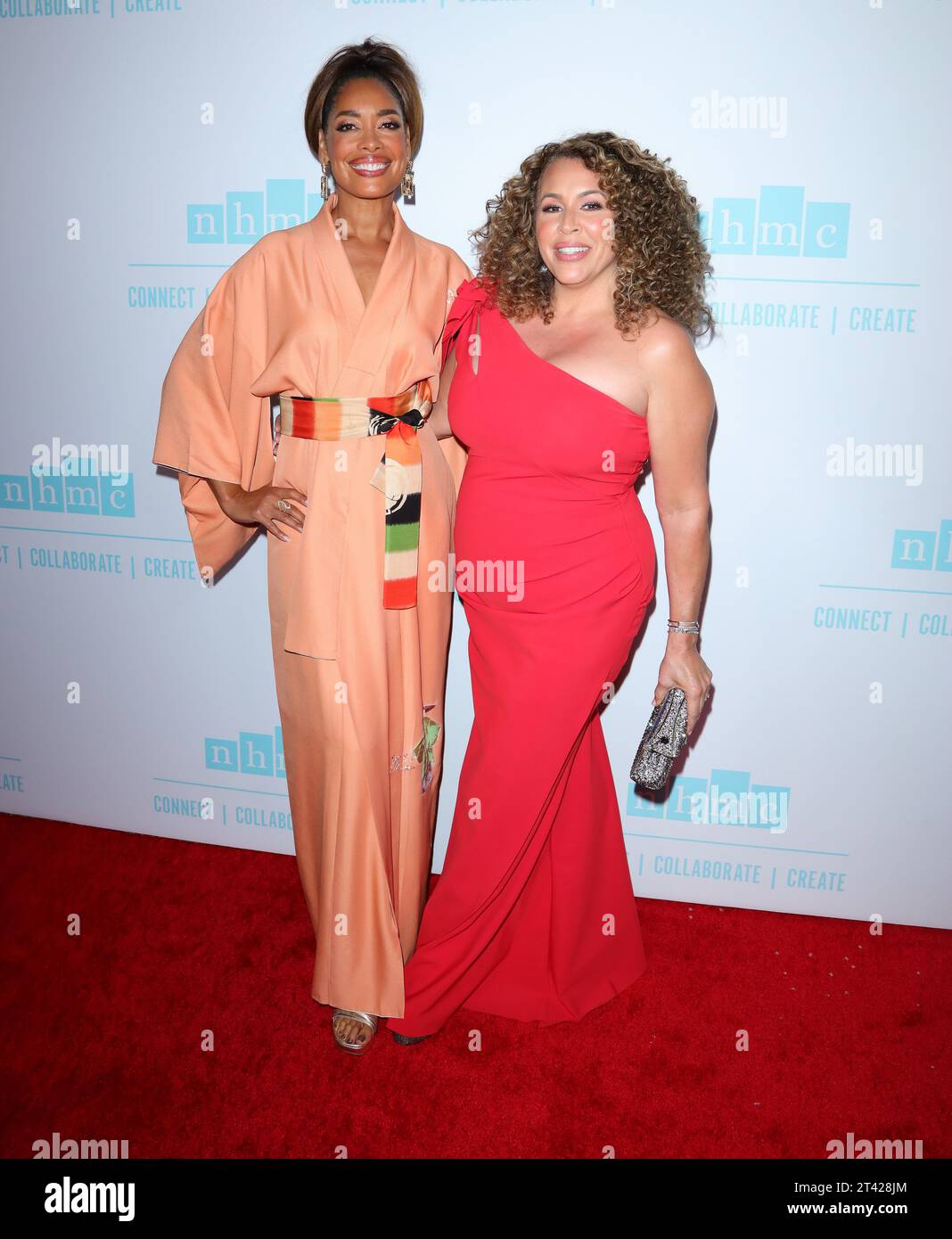 Los Angeles, USA. 27th Oct, 2023. Gina Torres, Diana Maria Riva arrives ...