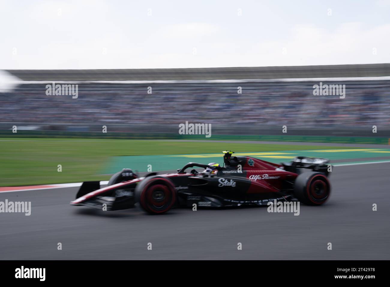 Mexico City Grand Prix, Mexico. 27th Oct, 2023. Zhou Guanyu driving for ...