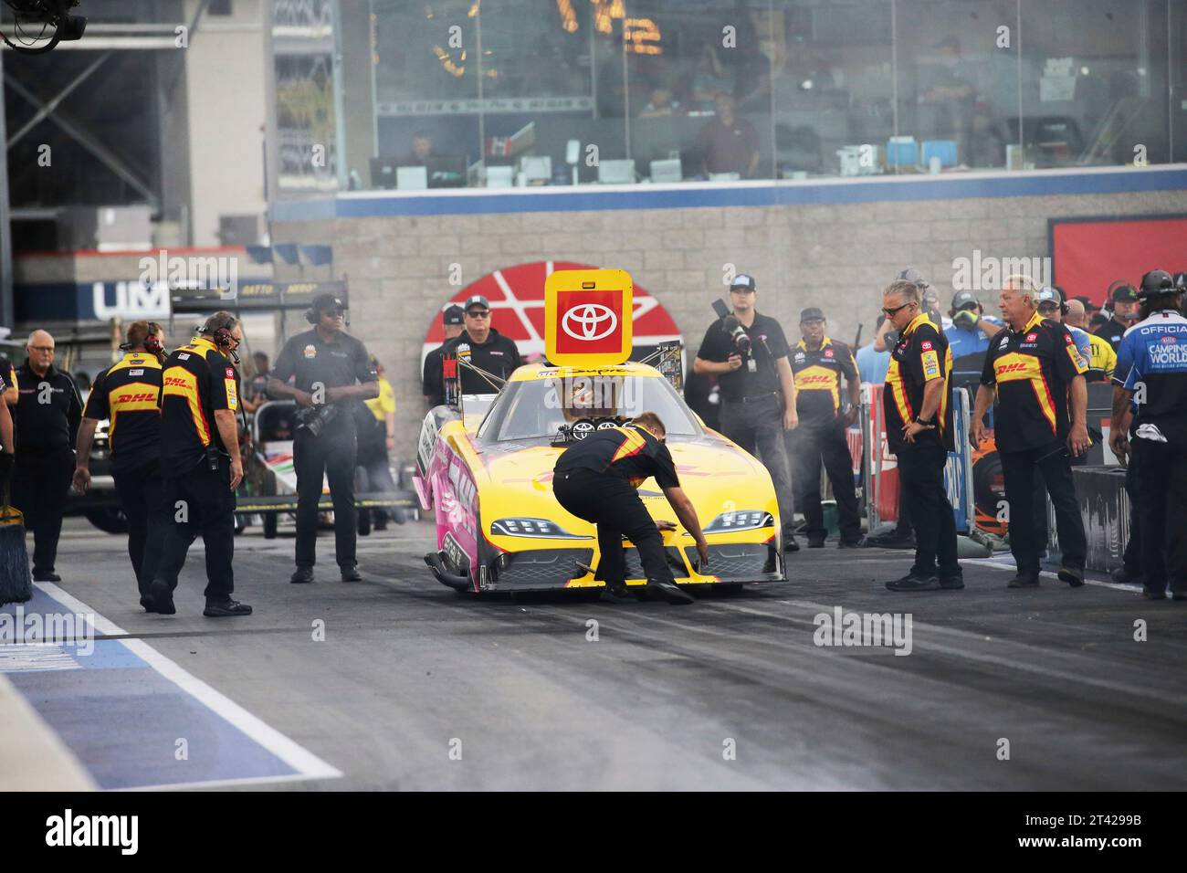 LAS VEGAS, NV - OCTOBER 27: JR Todd (373 FC) DHL Toyota GR Supra NHRA ...