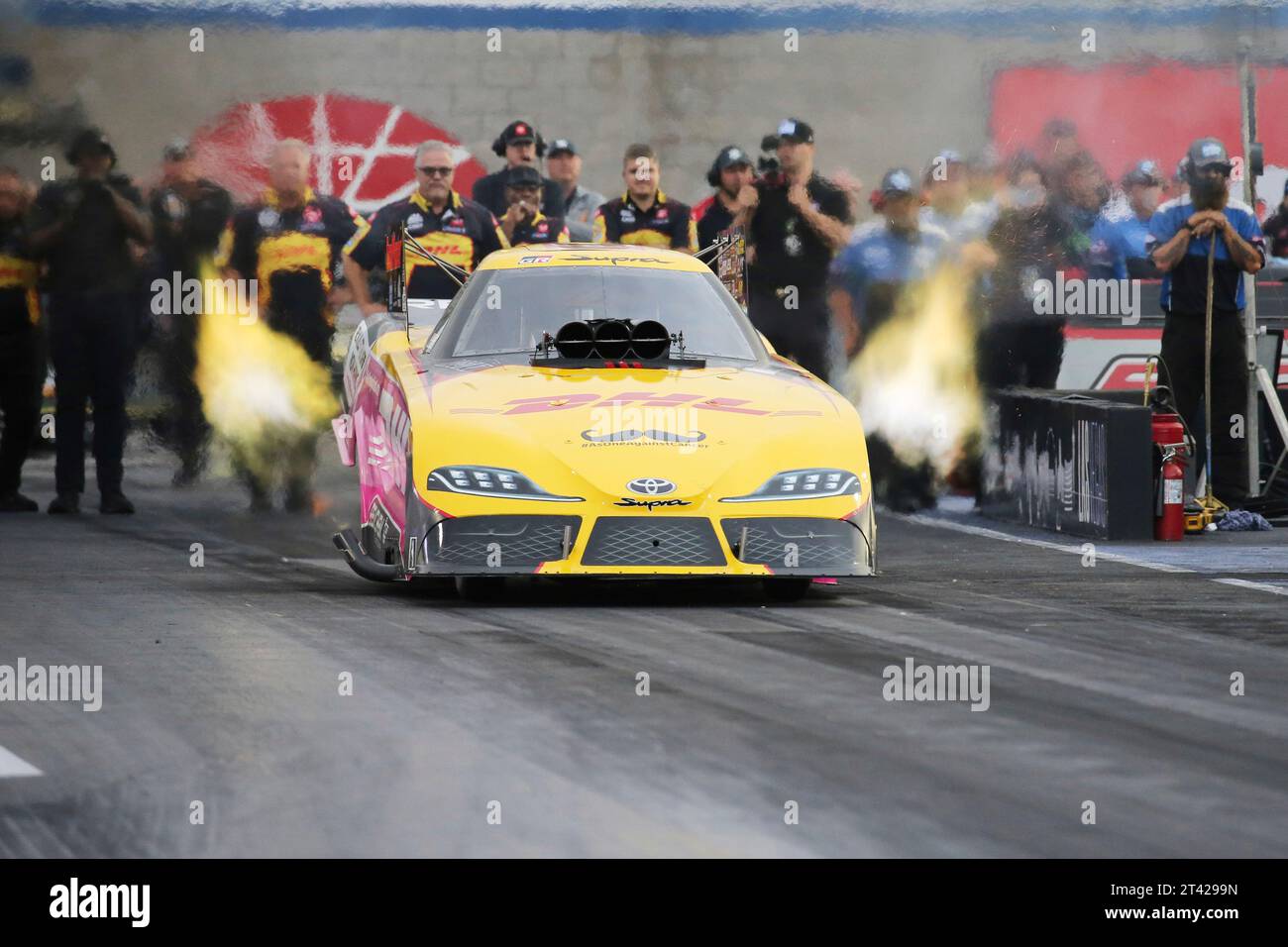 LAS VEGAS, NV - OCTOBER 27: JR Todd (373 FC) DHL Toyota GR Supra NHRA ...