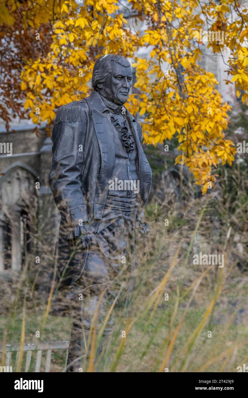 Valley Forge, PA USA 27th, Oct. 2023 - Statue of Revolutionary War Maj ...