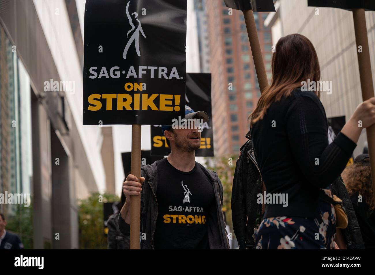 New York, USA. 27th Oct, 2023. Actor Daniel Radcliffe joins fellow ...