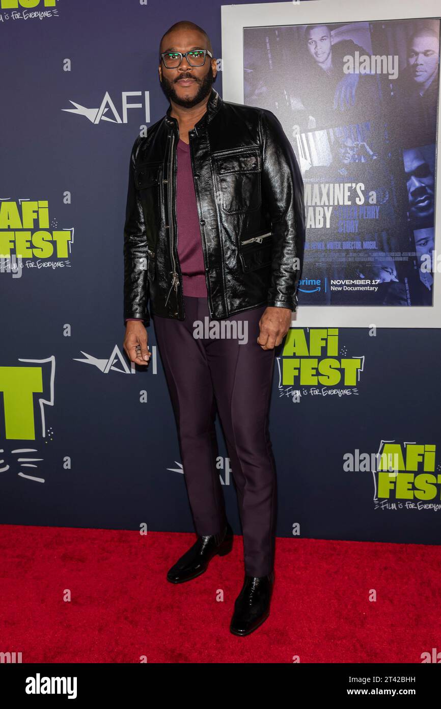 Hollywood, USA. 27th Oct, 2023. Tyler Perry attends the arrivals of the ...