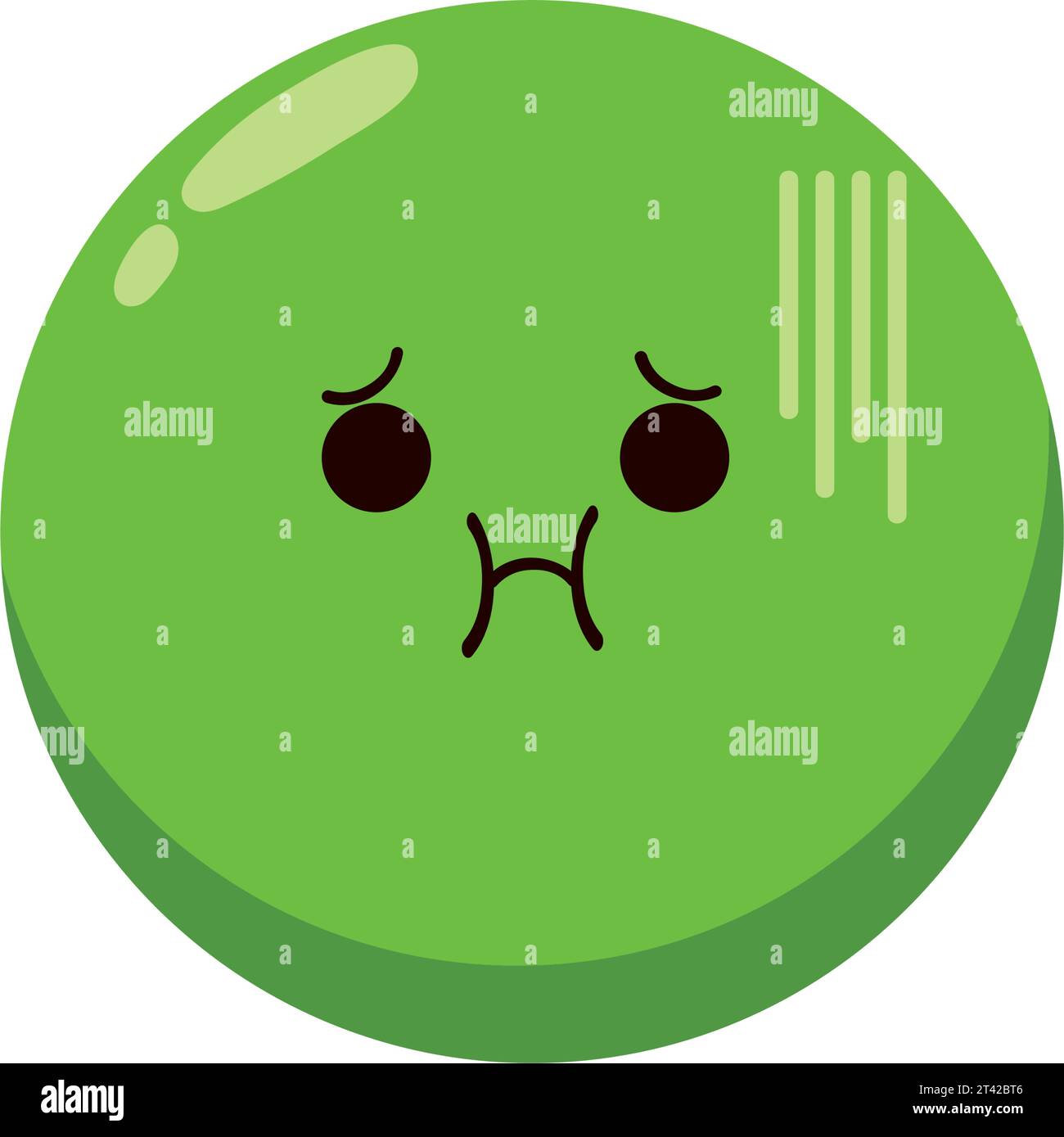 emoticon face sick Stock Vector Image & Art - Alamy