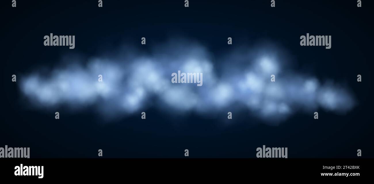 Blue neon smog background. Abstract glowing fog cloud wallpaper ...