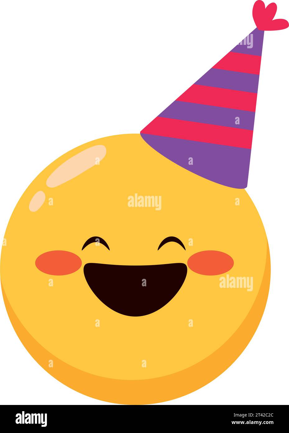 emoticon face party Stock Vector Image & Art - Alamy