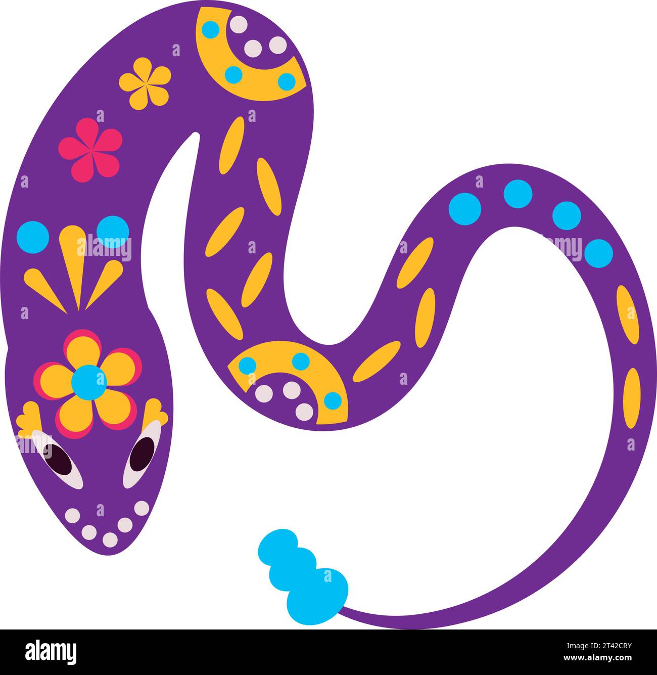 mexico alebrije snake Stock Vector Image & Art - Alamy
