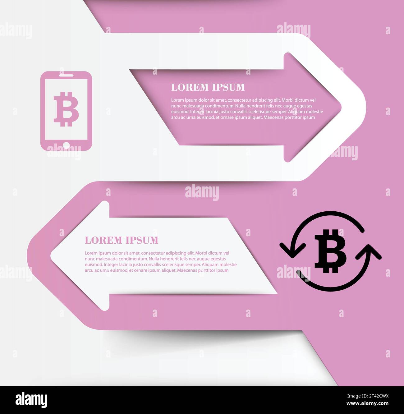 Modern strips infographics different options Vector Image Stock Vector ...