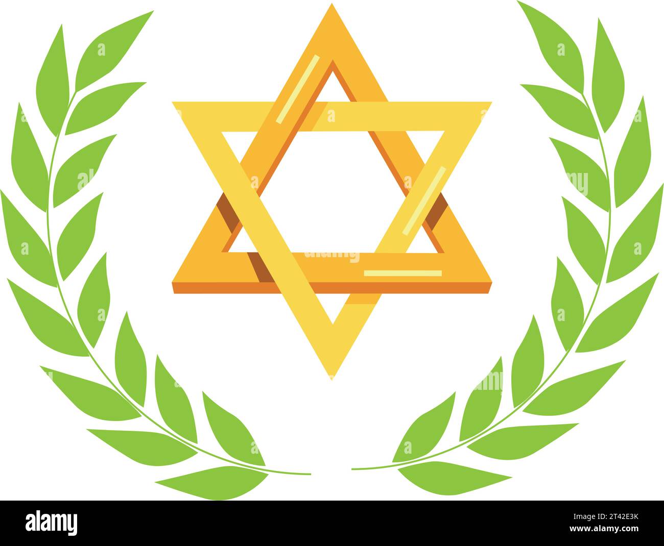 jewish david star emblem Stock Vector Image & Art - Alamy