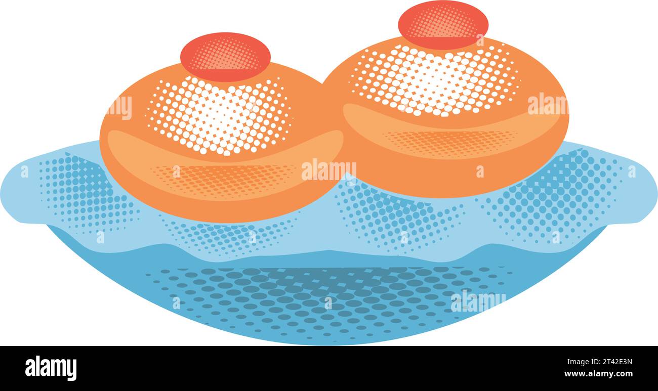 Traditional food hanukkah jelly Stock Vector Images - Alamy