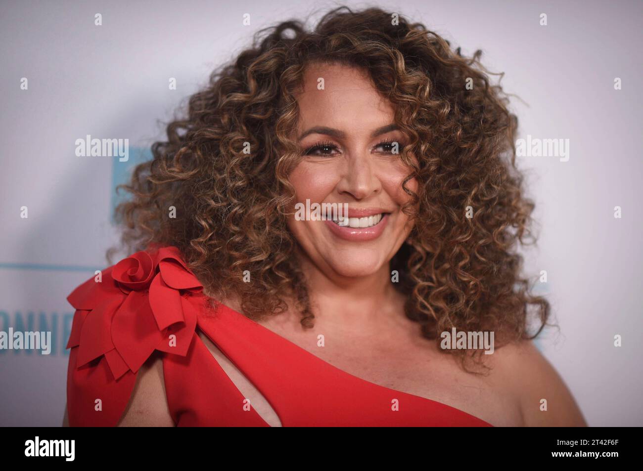 Diana Maria Riva arrives at the National Hispanic Media Coalition ...